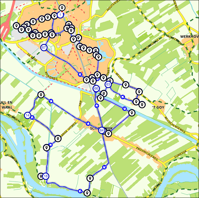 TRAP-route #37 (Houten en omgeving) | KIJKEN NAAR BEELDEN